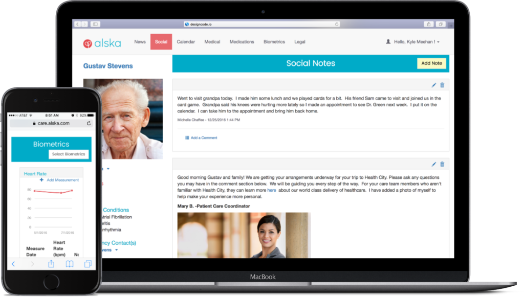 alska dashboard social - Alska